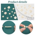 600pcs Gold Flat Disc Spacer Beads 4/6/8mm Metal Heishi Brass Spacers ...