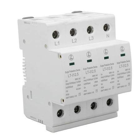 Surge Overvoltage Protector, Surge Protective Device 35mm Rail Mounting ...