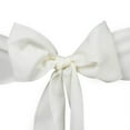 BalsaCircle 5 Polyester Chair Sashes Bows Ties Ivory - Walmart.com
