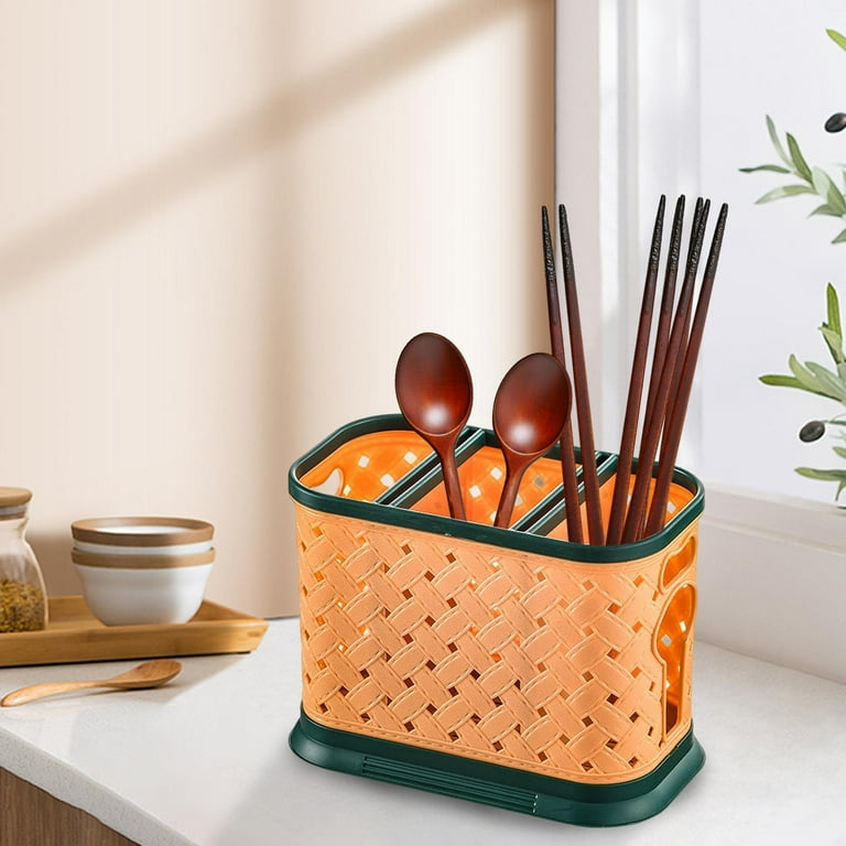 Yellow Kitchen Utensil Holder