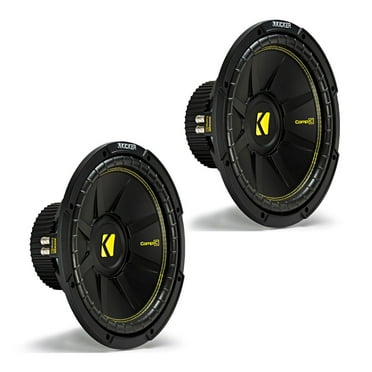 (2) Kicker 43CVR102 Comp VR Car Audio Suwboofer Dual 2 Ohm 10" Sub ...