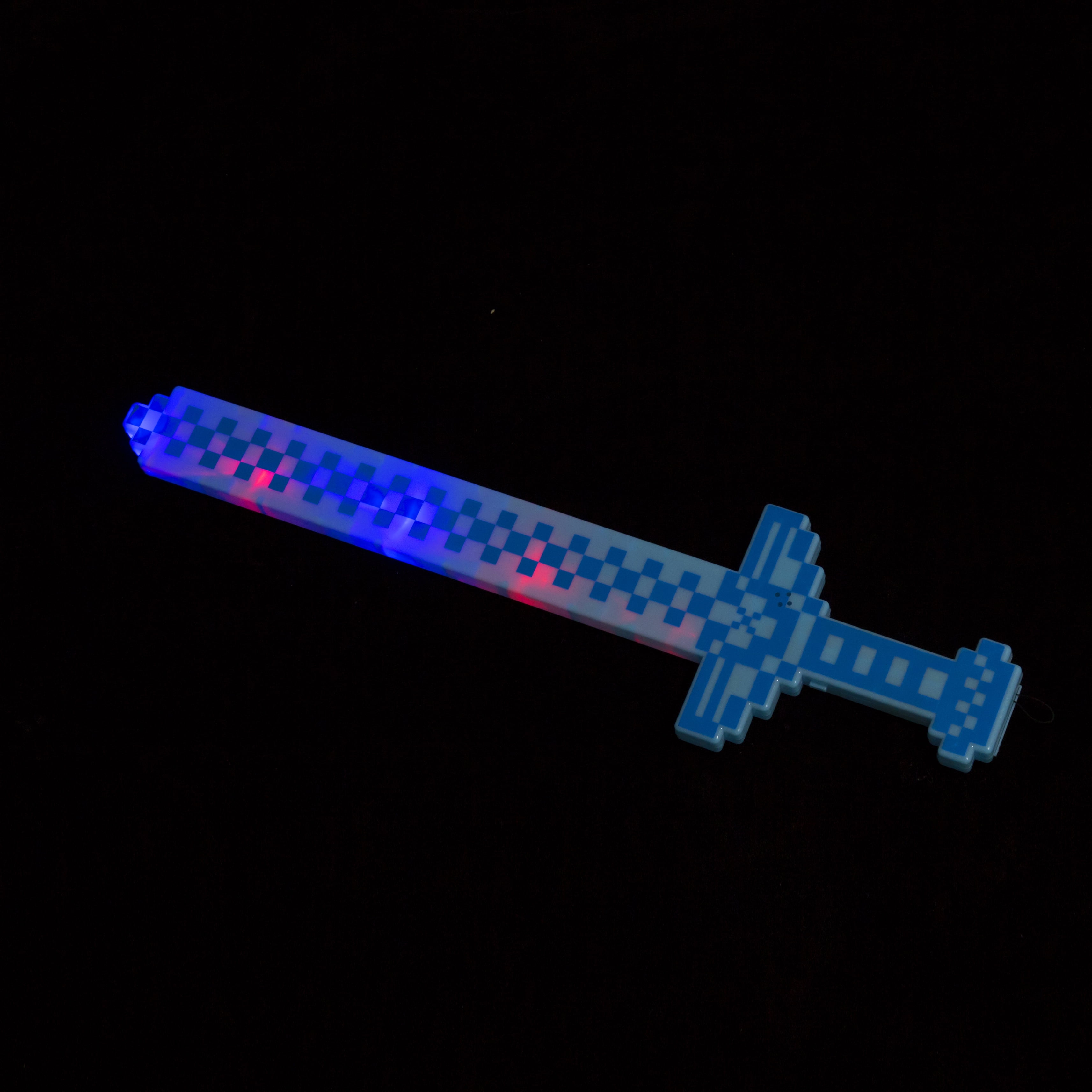 Buy LED Light up Mosaic Pixel Sword Pixel Toy Sword - Blue Online at ...