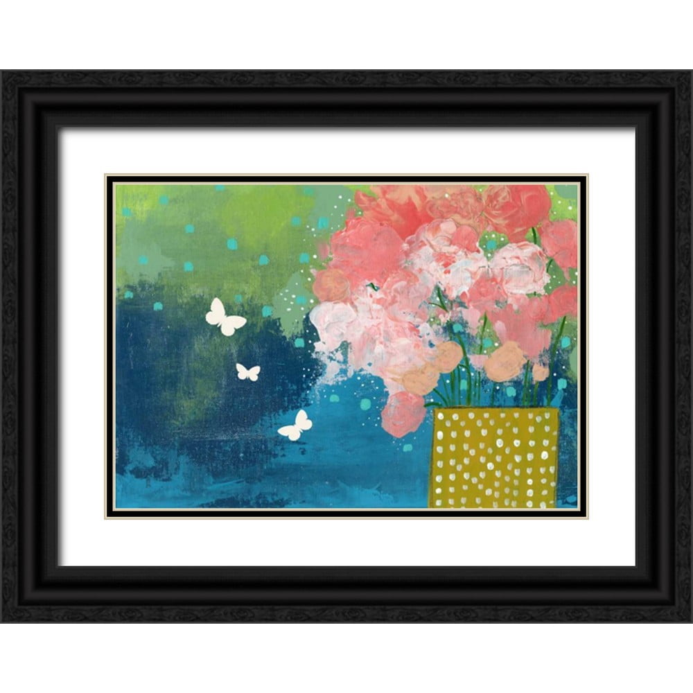 Ogren, Sarah 14x11 Black Ornate Wood Framed with Double Matting Museum ...