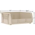 Akro-Mils Stackable Storage Bins, AkroBins Stacking Organizer, 11"x11 ...