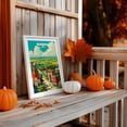 Affixzi Marengo Travel Poster - Small Town Countryside Art Print ...