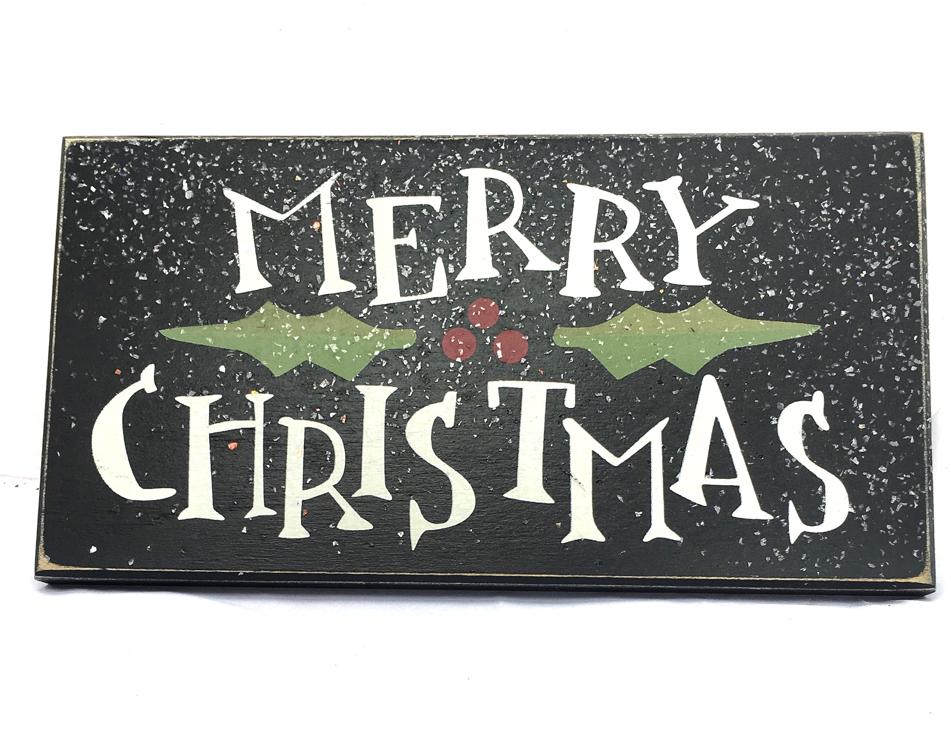 Primitives by Kathy Sign "Merry Christmas" - Walmart.com
