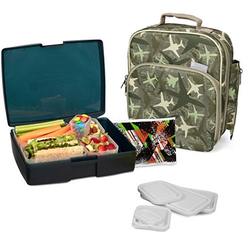 Bentology Lunch Bag and Box Set for Boys - Includes Insulated Durable ...