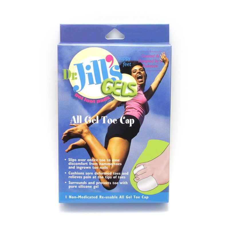 Dr. Jill's Gels All Gel Toe Cap Small - Comfort, Washable, Reusable ...