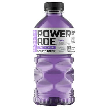 POWERADE Zero Sugar, Electrolyte Enhanced Grape Sport Drink, Sugar-Free ...