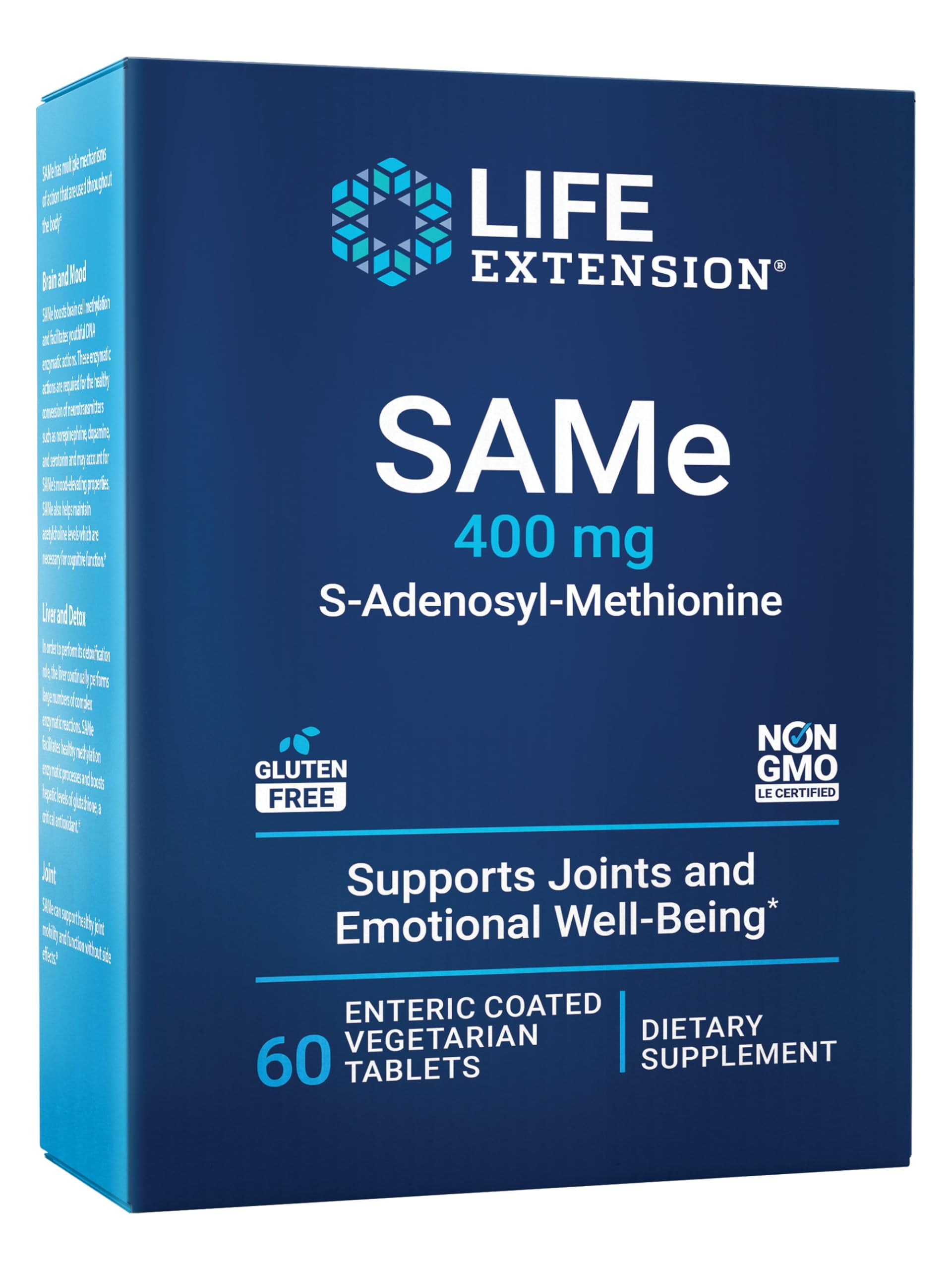 Suplemento Life Extension Same 400 mg de S-adenosil-metionina | Walmart ...