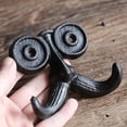 Stijggn Wall Hooks, Waterproof Rustproof Clear Non-Marking Matte Black ...