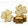Mylittlewoodshop - Pkg of 12 - Shamrock - 1-1/2 inches by 1-1/2 inches ...