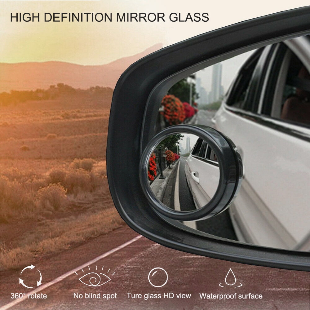 Unbranded Blind Mirror blind Mirror Side Wide Round Car Blind Round Mirror Round Side Rearview Side Rearview Mirror Huiop Mirror Adjustable Rear Adjus