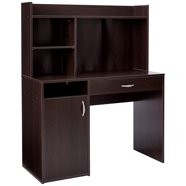 Gymax Home Office Computer Desk Study Table Writing Workstation Hutch ...