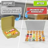 Skywin Match Up Memory Snack Tray - 36 Slot Fun & Functional Snack ...