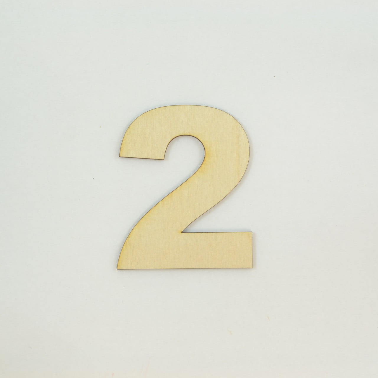 1 Pc, 10 Inch X 1/4 Inch Wood Numbers 2 In The Arial Font Great For ...