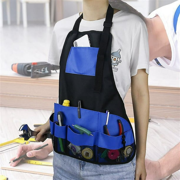 Gardening Work Apron with Multiple Pockets and Tool Storage - Multi ...
