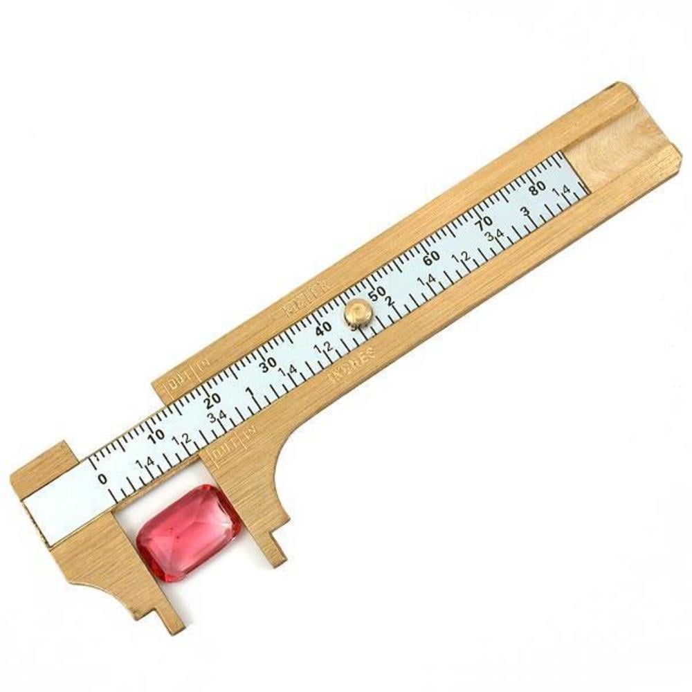 Brass Sliding Millimeter Gauge Tool Gem Bead Size 86mm - Walmart.com ...