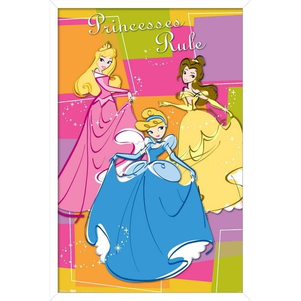 Disney Princess - Princess Rule Wall Poster, 14.725" x 22.375", Framed ...