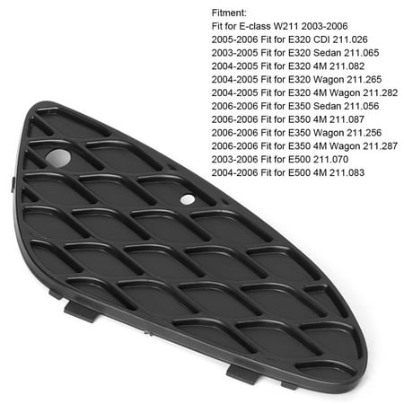 Senyar Front Bumper Cover, Front Bumper Cover Mesh Grille Car Accessory ...