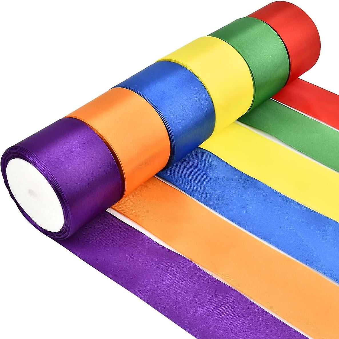 Click here for Unbranded 60m Ribbons Satin: 50mm Wide  6 Rolls Co... prices