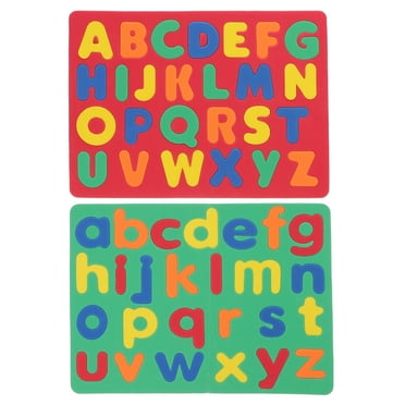 (2 Pack) Magnetic Learning Letters and Numbers, Total 52 Piece Set ...