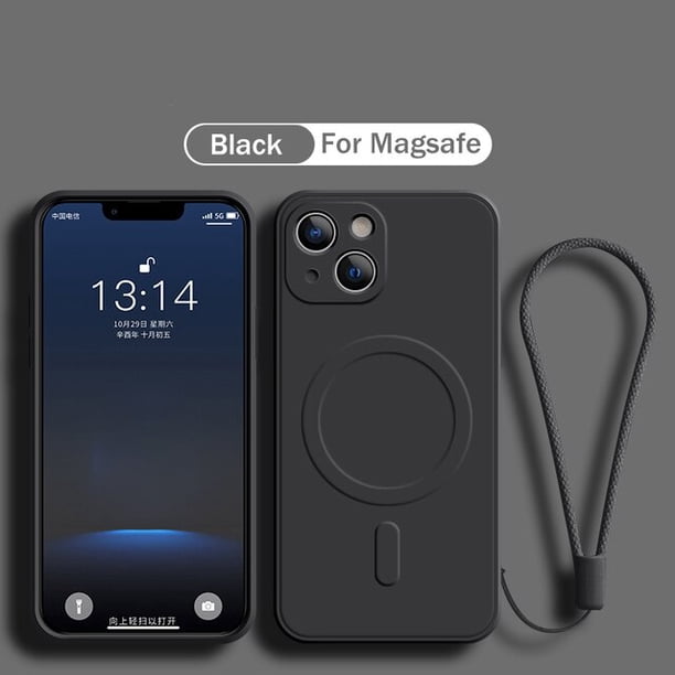 Funda magnética de silicona para iPhone 14 Pro, carcasa Original de ...