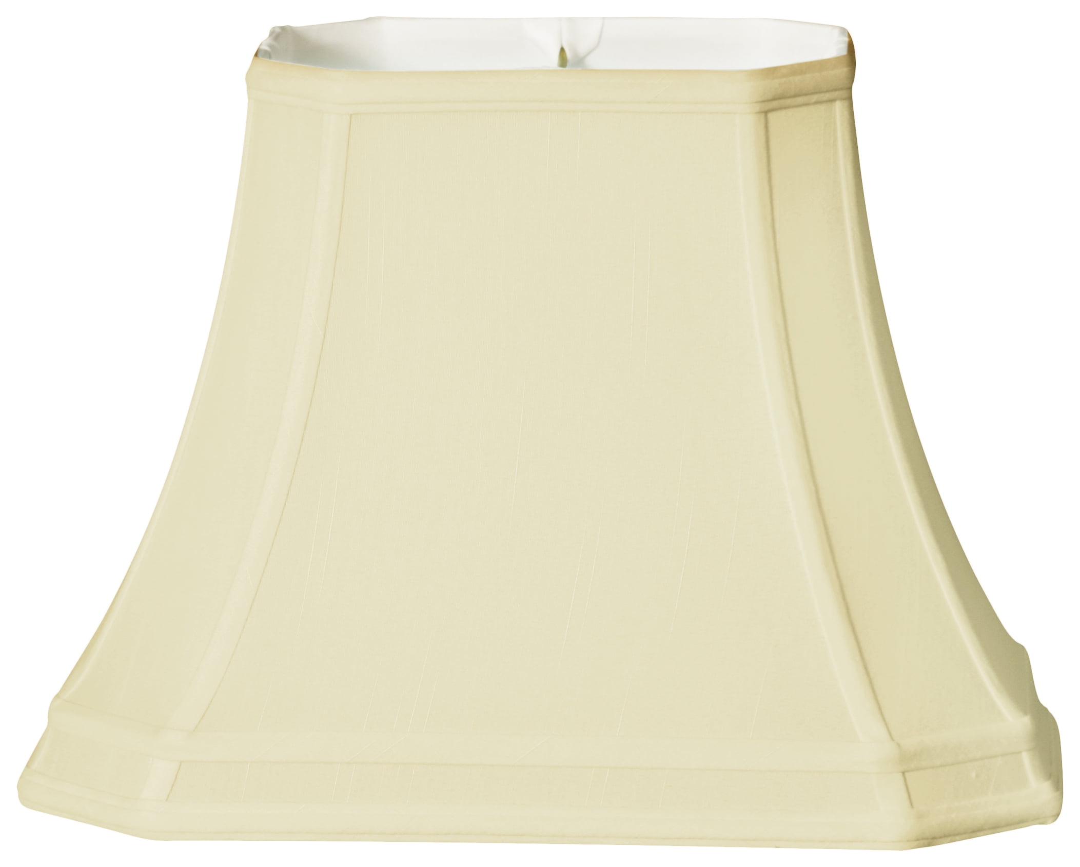 Royal Designs 12" Rectangle Cut Corner Gallery Lamp Shade Eggshell ...
