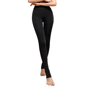 Manzi Women's 2 Pairs 400D Thermal Warm Winter Tights, Opaque Black ...