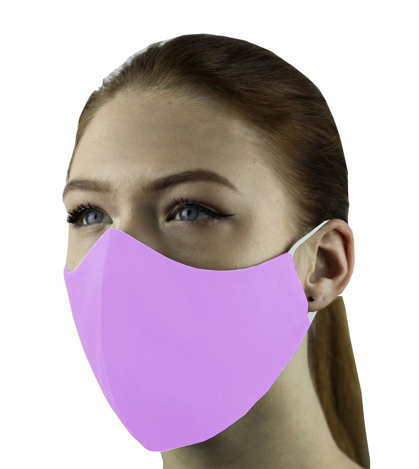 Set of 10 Face Masks Triple Layers 100% Cotton Washable Reusable With ...