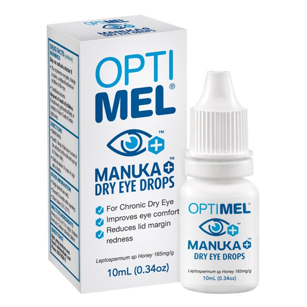 Optimel Manuka+ Honey Dry Eye Drops, Hydrate and Alleviate Symptoms of ...