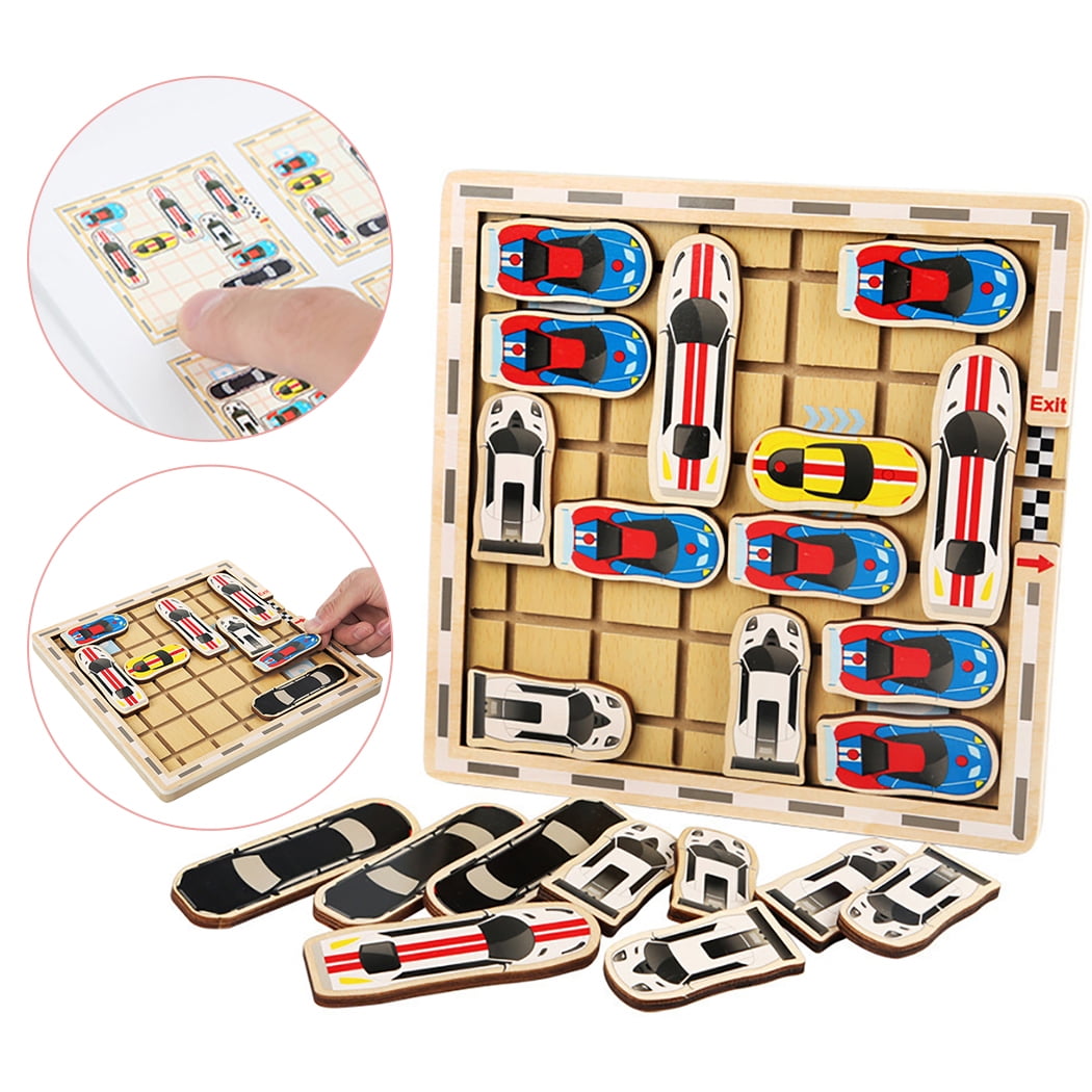Car Maze Game Skill-building Puzzle Parking Puzzler Educational Toy for ...