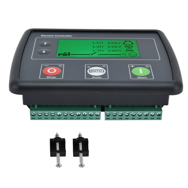 Genset Controllers, LCD Display Accurate Recording Generator Set ...