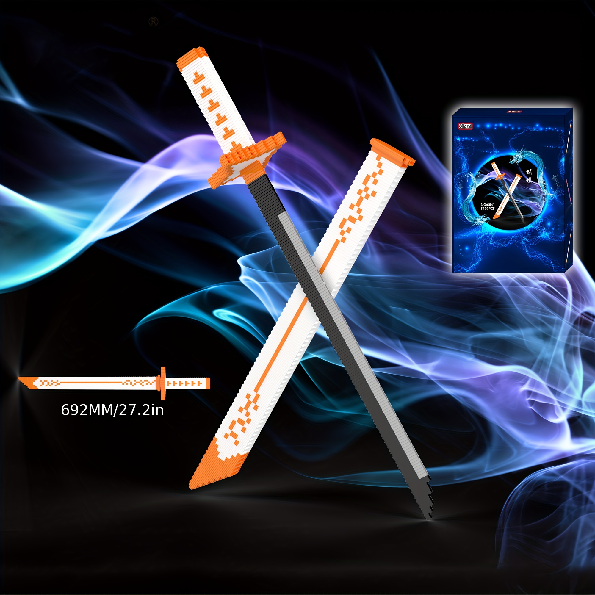 Mini Building Blocks, Anime Samurai Knives Building Blocks | Walmart en ...