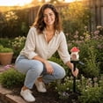 Solar Light Post, Solar Resin House Ground Mounted Lamp, Outdoor ...