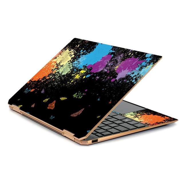 MightySkins CF-HPS3601319-Splatter Carbon Fiber Skin Decal Wrap for HP ...