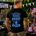 Bearded Veteran Beast T-Shirt Military Skull Beard Graphic Unisex ...