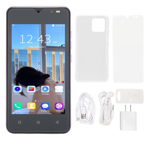 Teléfono inteligente desbloqueado MI11 para Android 10, pantalla de 4,66 pulgadas, 1GB de RAM ...