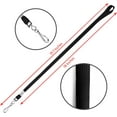 100 Pack Black Lanyard, Lanyards for Badges Id, Bulk Flat Lanyard with ...