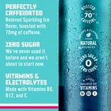 Sparkling Ice +Caffeine Blue Raspberry: Sweet Flavored, Caffeinated, Zero Sugar Drink, 16 Fl Oz ...