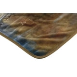 American Heritage Collection "Rush Hour" Royal Plush Raschel Throw ...