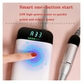 35000RPM Electric Nail Drill Machine, Rechargeable Manicure, Nail Drill ...
