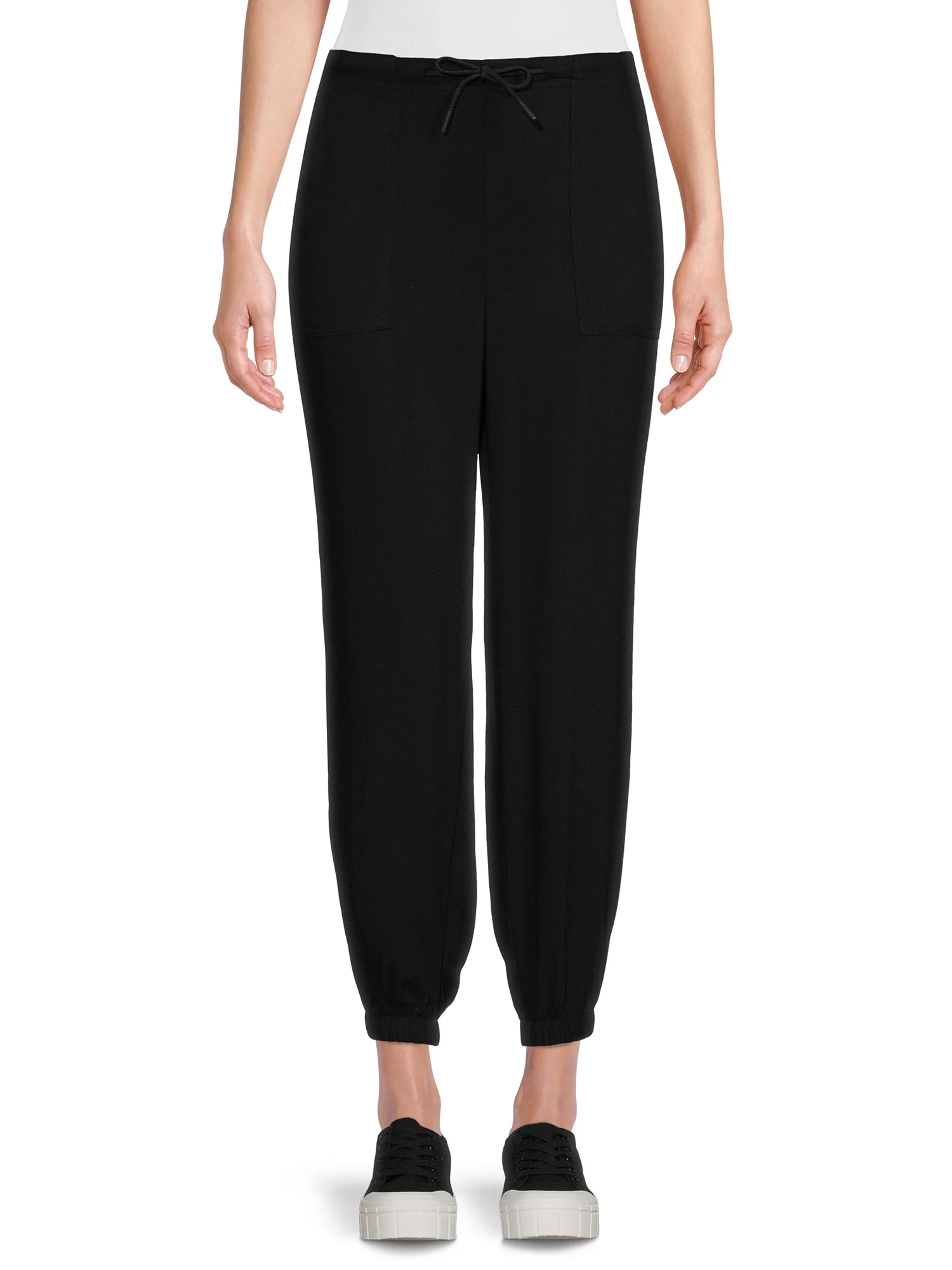 Nine.Eight Women's Drawstring Ankle Jogger - Walmart.com