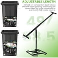 Manual Trash Compactor Plus, 360L Wheelie Bin Rubbish Can Compactor ...