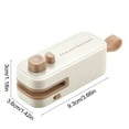 Mini Bag Sealer,2026 2 in 1 Chip Bag Sealer with Cutter and Magnet ...