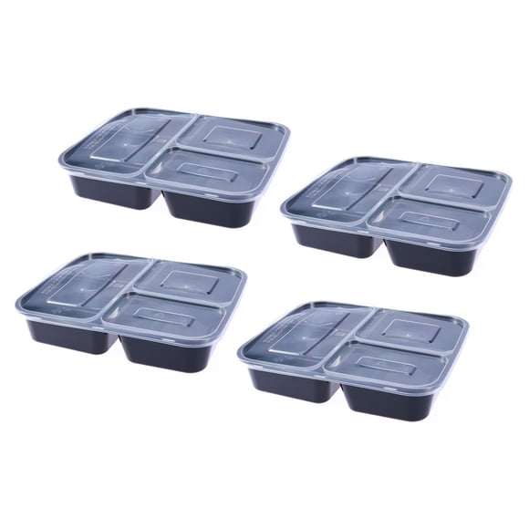3 compartment food storage containers