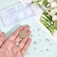 190Pcs 4 Styles Cat Eye Beads Two Tone Round White 4~10x3~10mm Hole: 0. ...
