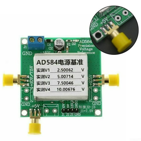 AD584 4-CH Voltage Reference Source 10V/7.5V/5V/2.5V For Voltmeter ...