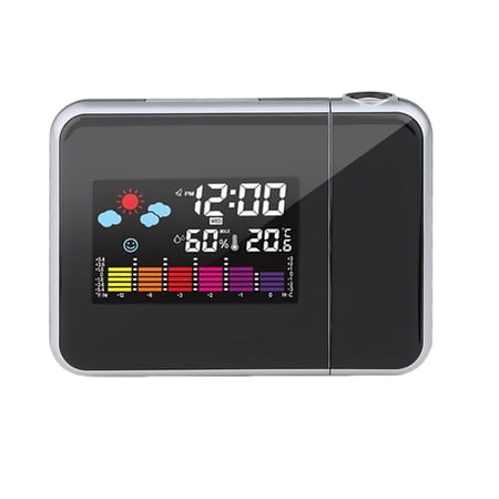 Hottest Digital Weather LCD Projection Snooze Alarm Clock with Colorful ...