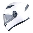1Storm Motorcycle Street Bike Dual Visor/Sun Visor Full Face Helmet ...